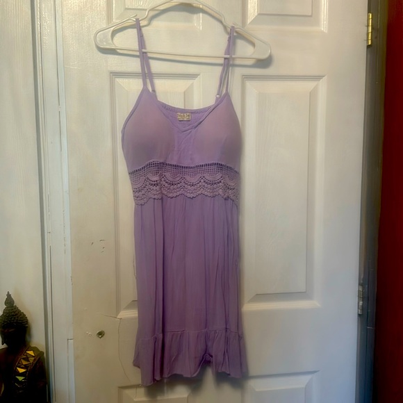 Dresses | Purple Flowy Sun Dress | Poshmark
